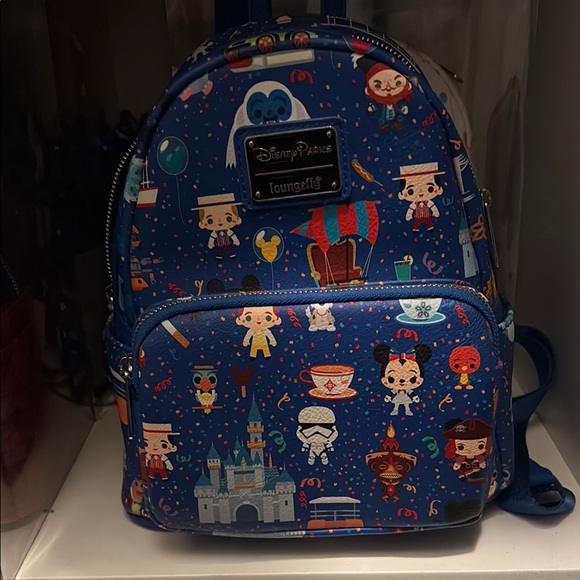 Loungefly | Bags | Disney Parks Loungefly Icons Chibi Characters ...